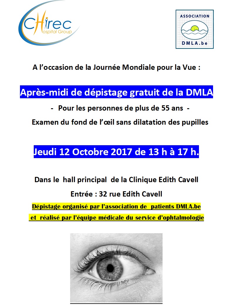 ASSOCIATION DMLA.BE - Dégénérescence Maculaire liée à l'Age | Gardez un ...